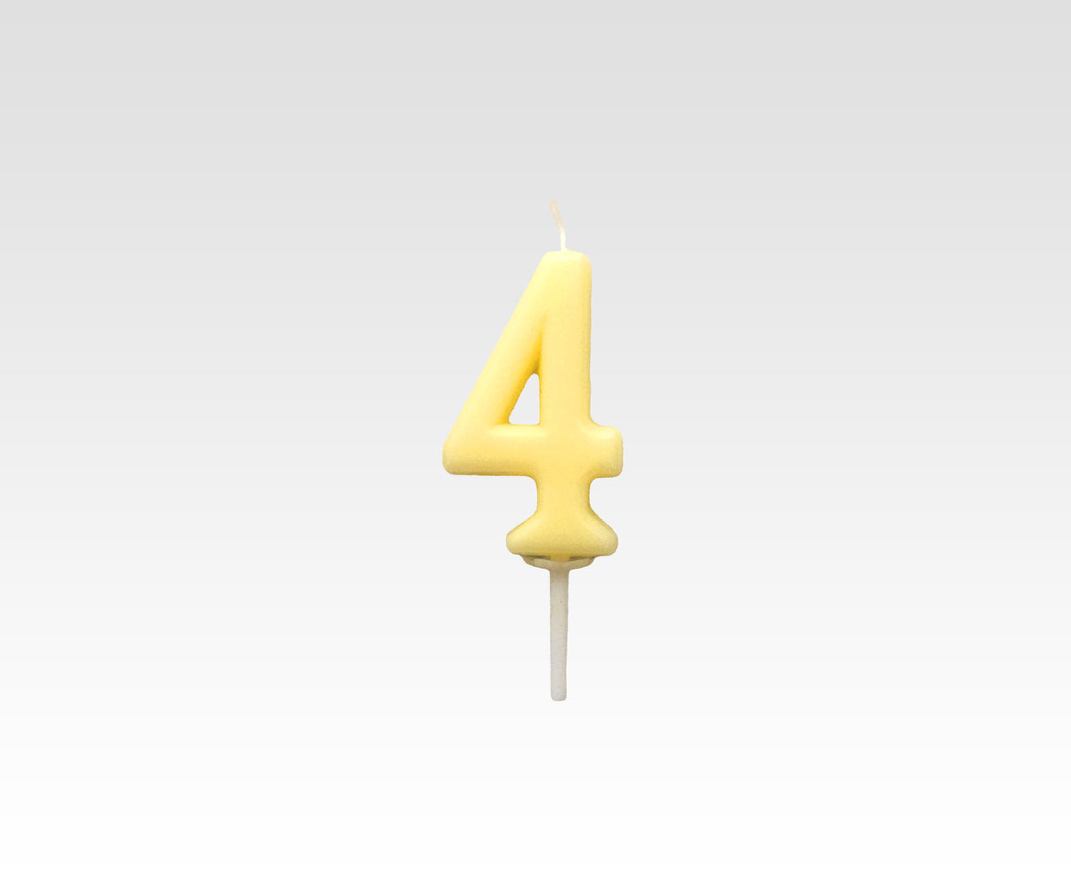Number 4 Candle – Galleria Supermarket